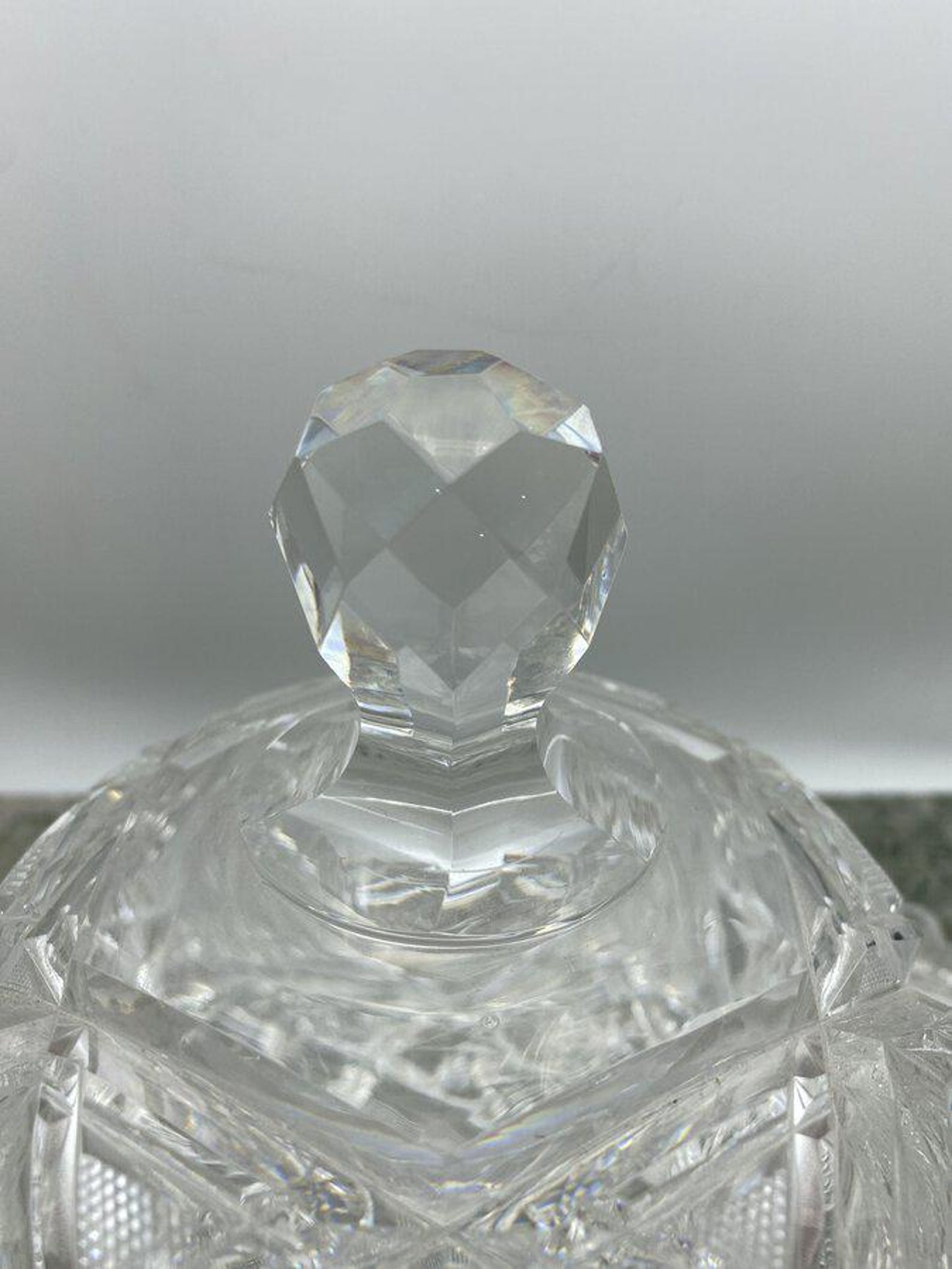 Cut Glass Covered Cheese W/ Dome - Etsy