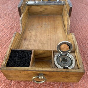 Antique Letter Writing Travel Box - Etsy