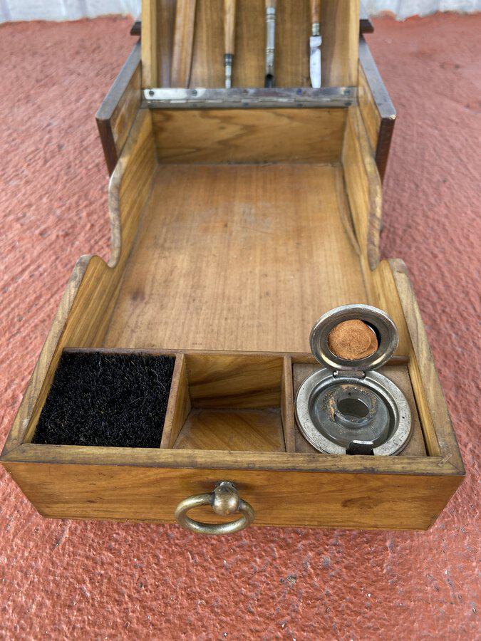Antique Letter Writing Travel Box - Etsy