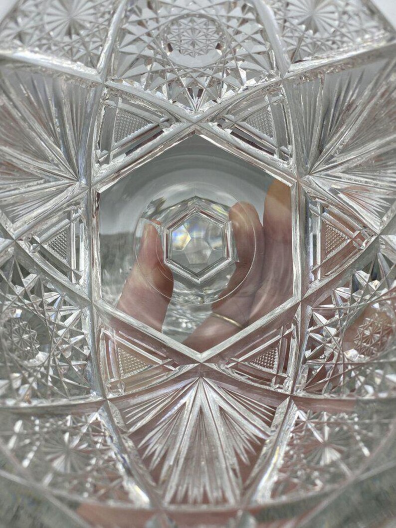Cut Glass Covered Cheese W/ Dome - Etsy