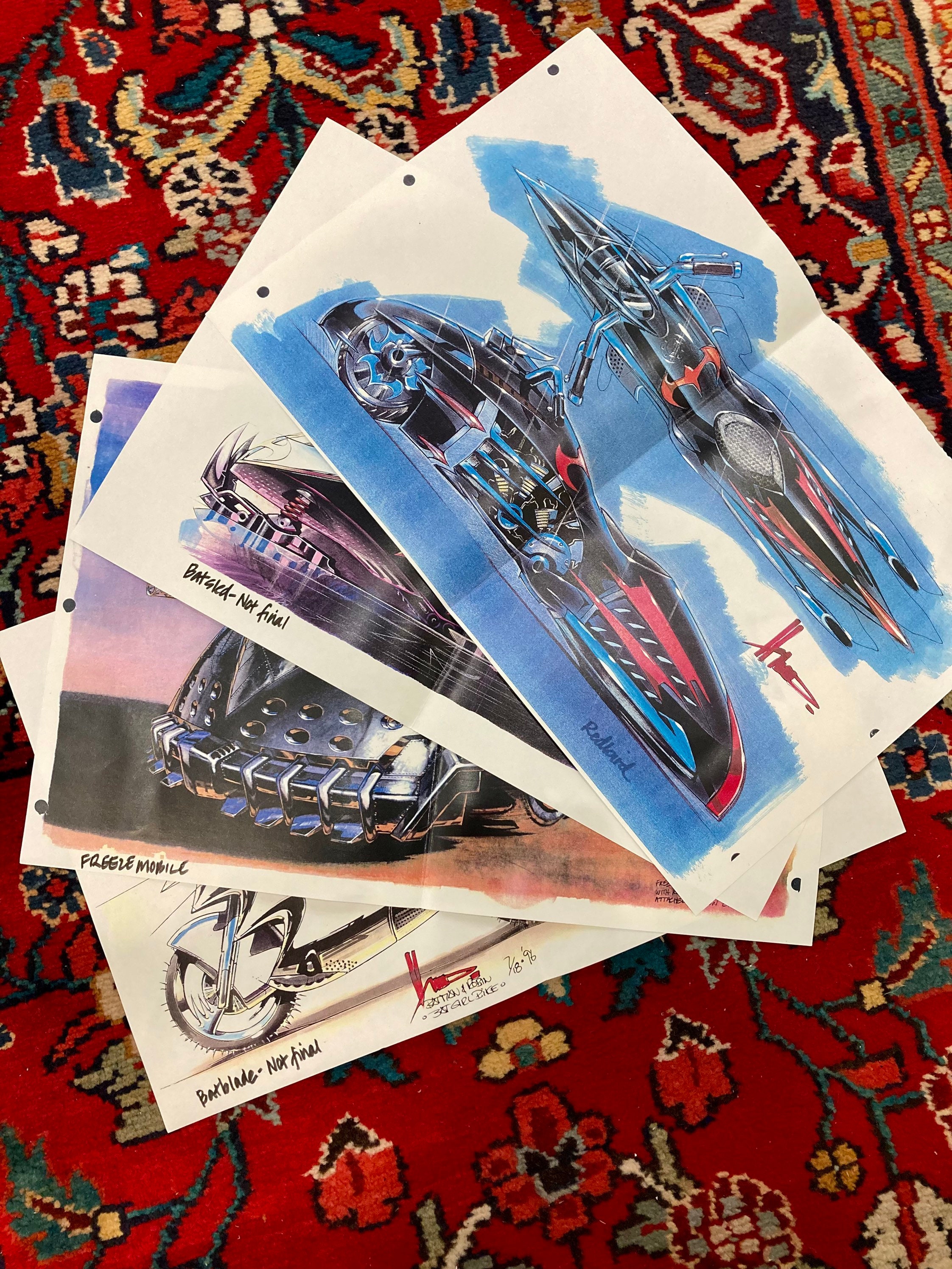 1997 Batman and Robbin Press Kit W/ Original Bat Mobile Draft - Etsy