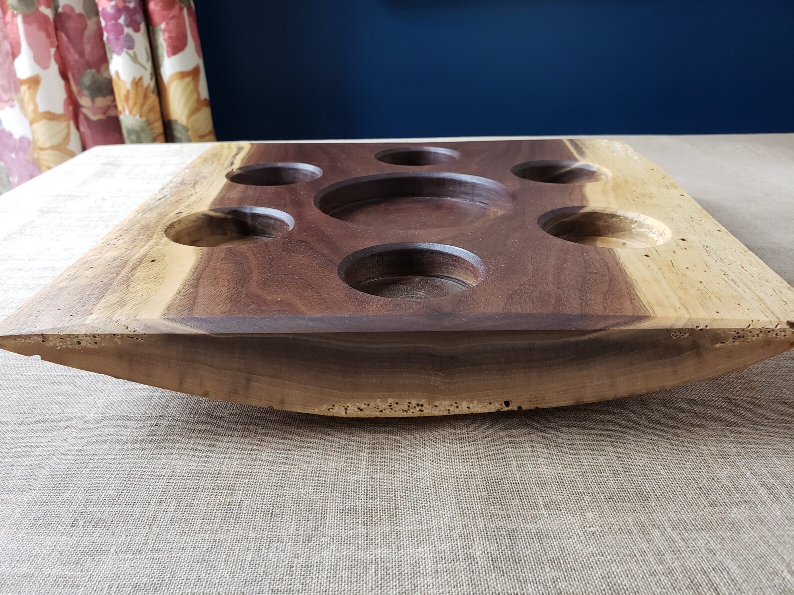 Whiskey Tray Compact Single Bottle Display | Etsy