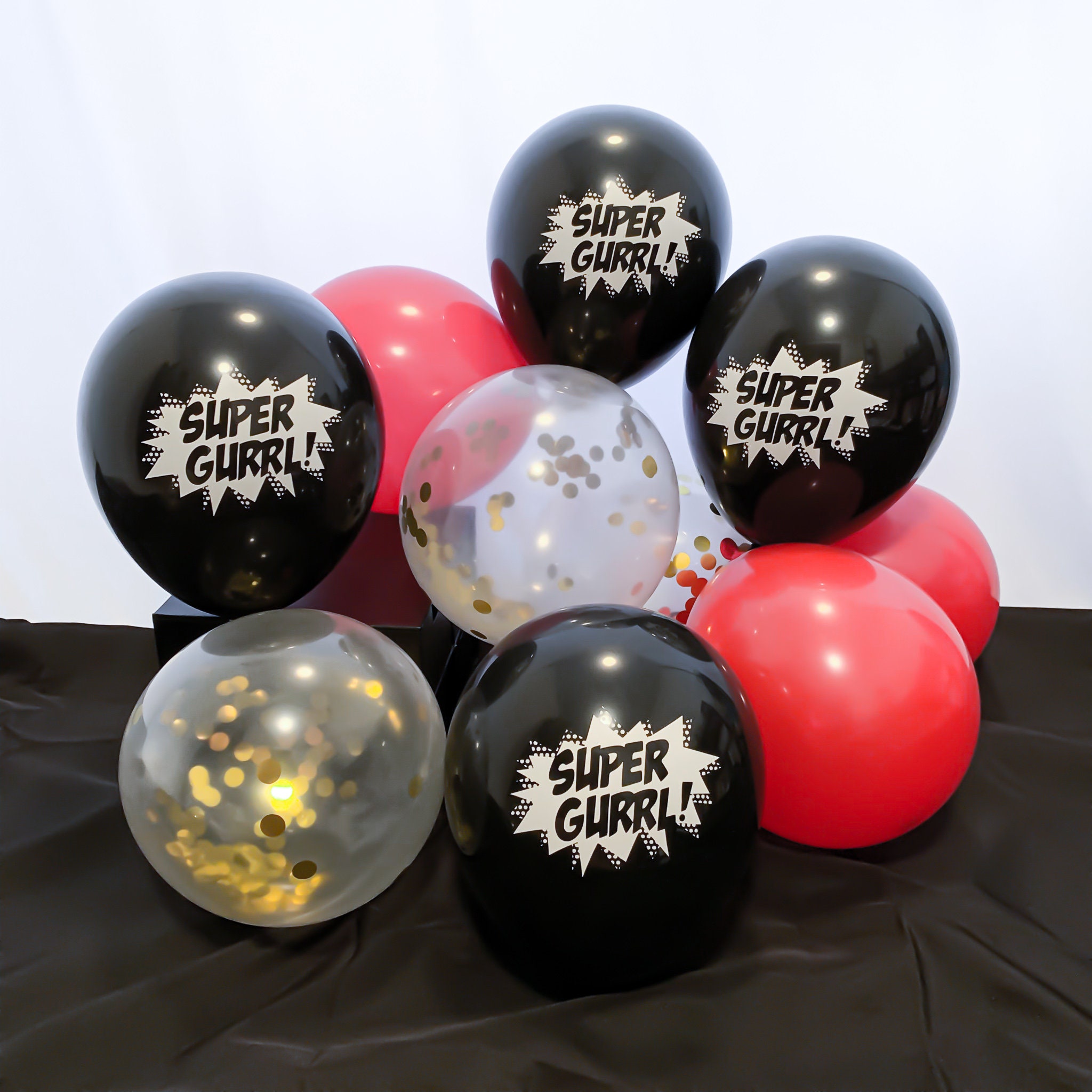 Super Gurrl Balloon Bunch 10 Balloons - Etsy