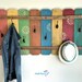 Custom Made Wooden Boho Coat Rack | Etsy