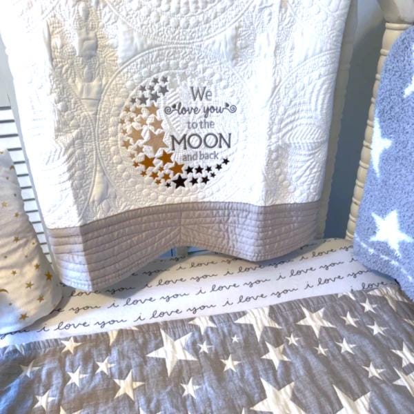 Embroidered Baby Quilt - Etsy