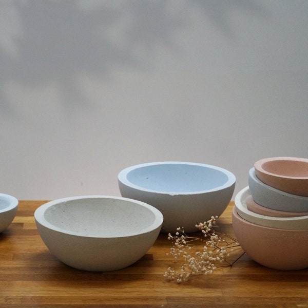 Decorative Concrete Bowls - Etsy