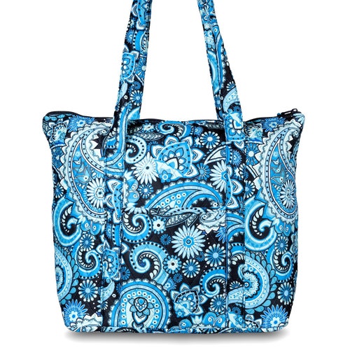 Quilted Cotton Shoulder Handbag With Multiple Pockets - Etsy