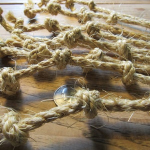 Cat of Nine Tails Rope Whip Scourge Flogger With Plain, Scarlet, or ...