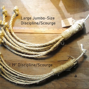 Large Sisal Disciplina Whip: Instrument of Penance, Altar Piece - Etsy