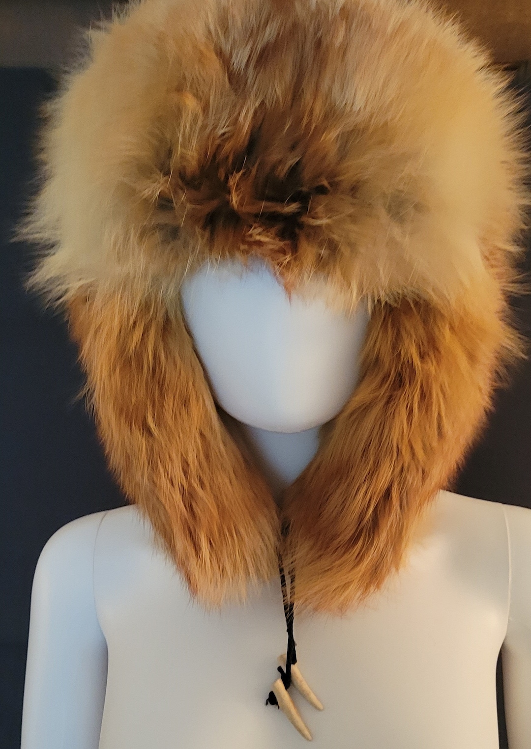 Genuine Red Fox Fur Hat Custom Made Women's/unisex With - Etsy