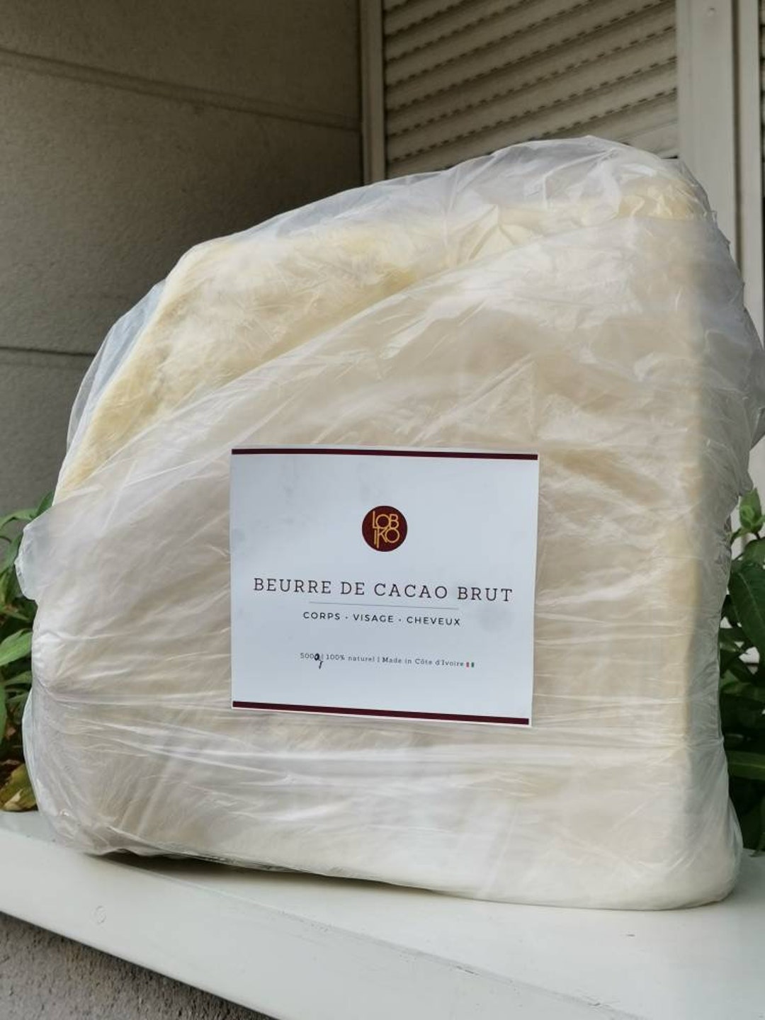 5kg Beurre De Cacao Brut, Pur, Cru, 100% Naturel, Non Raffiné, Non OGM ...