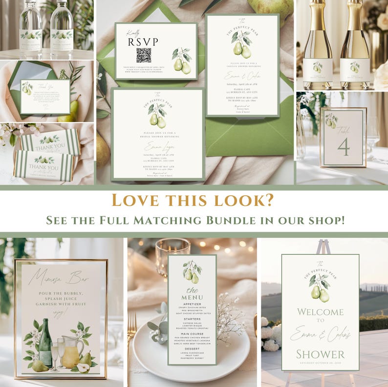 Perfect Pear Welcome Sign, Pear Bridal Shower Sign, Perfect Pair ...