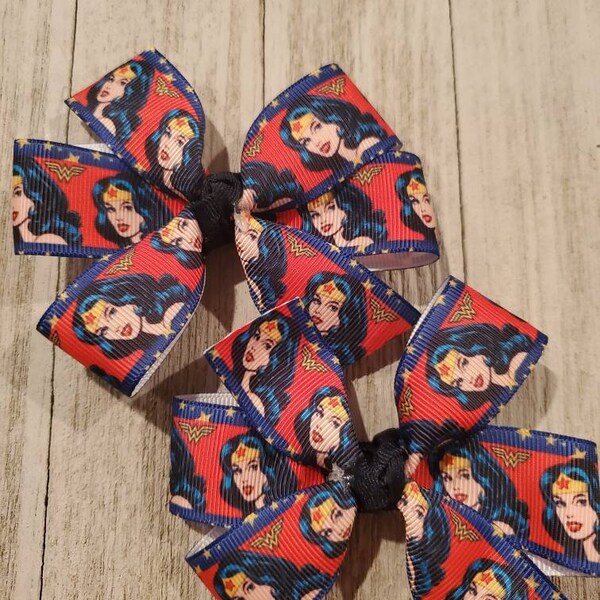 Super Hero Hair Bow - Etsy