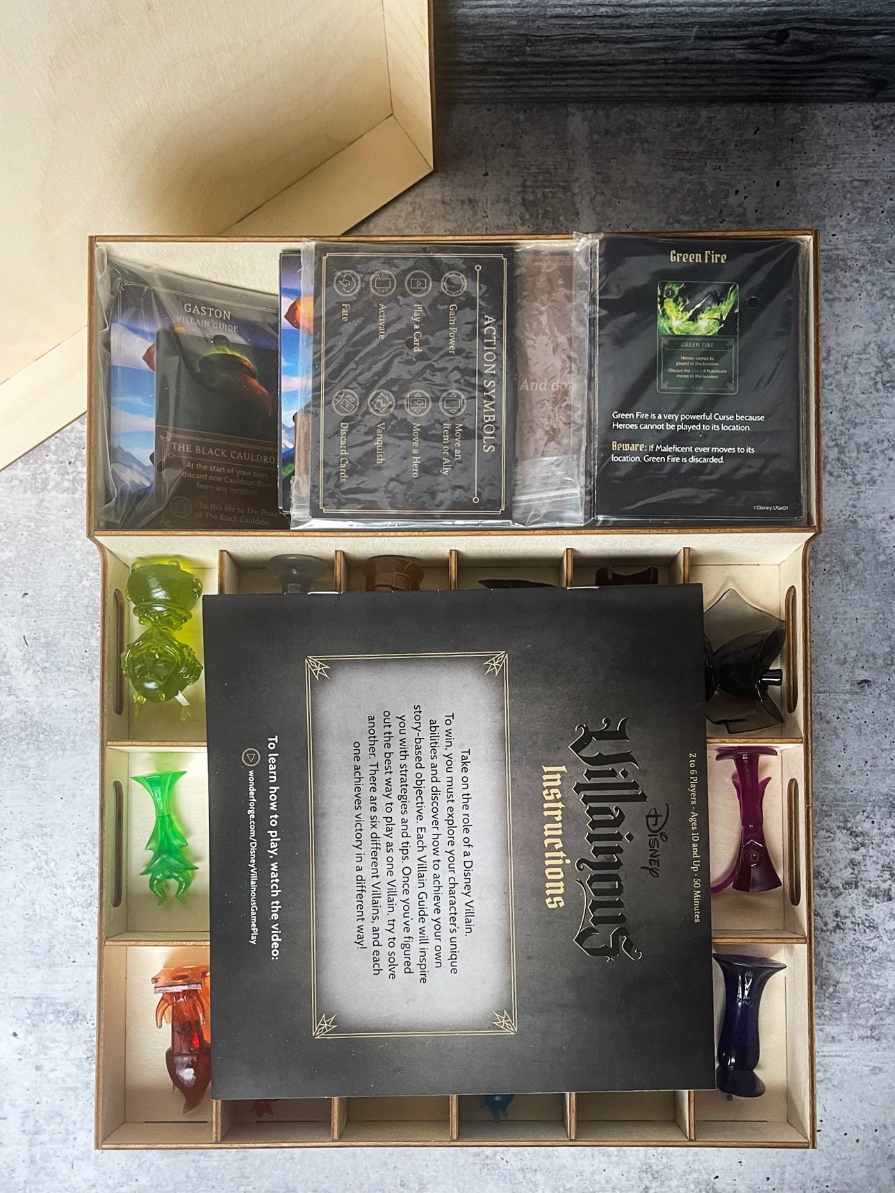Disney Villainous Etched Mass Storage Solution Organizer - Etsy