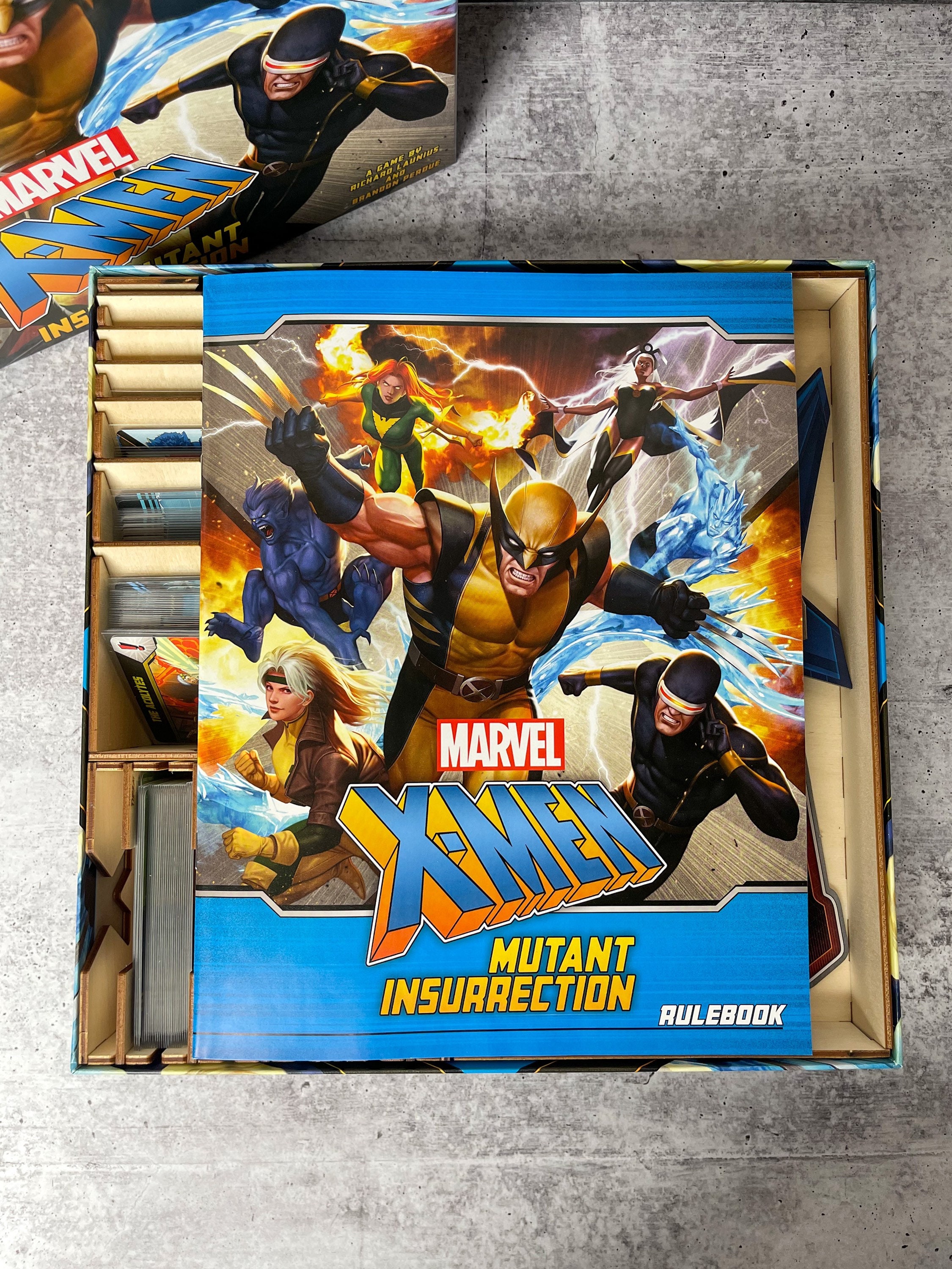 X-men Mutant Insurrection Board Game Organizer Insert | Token Box ...