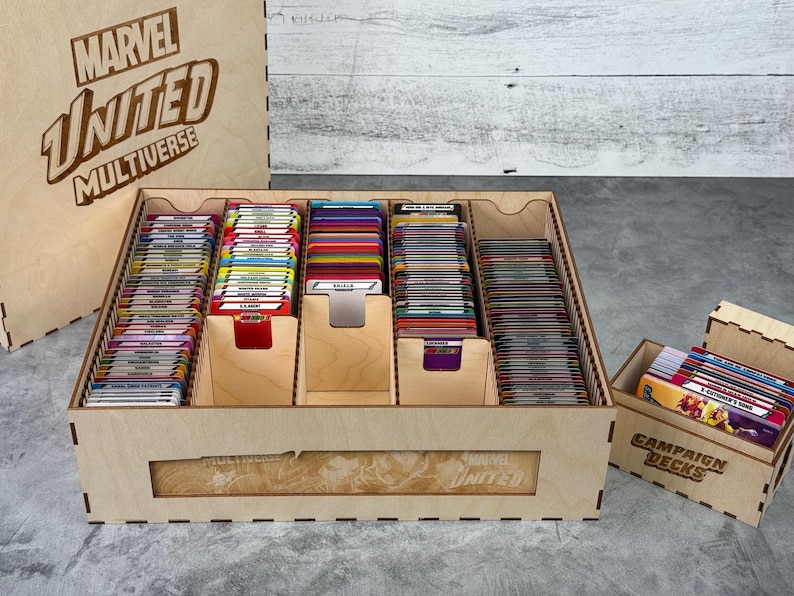 Marvel United - Multiverse - Mass Storage Solution Organizer - Etsy