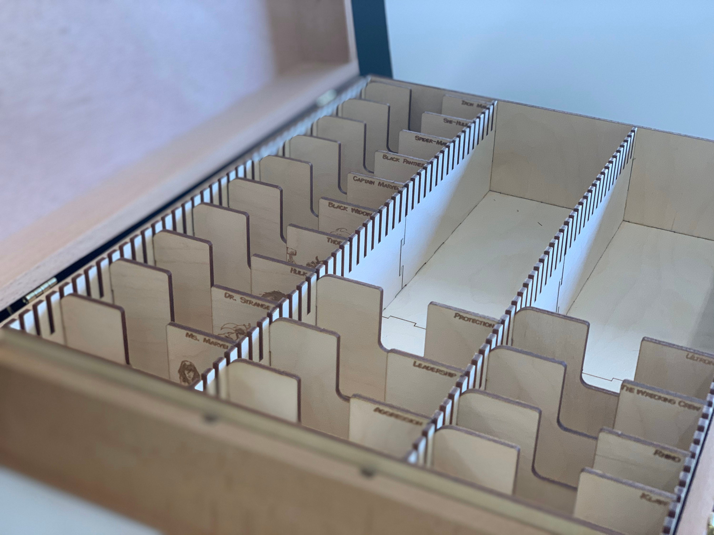 Marvel Champions LCG Mass Storage Solution Organizer Insert for Hobby ...