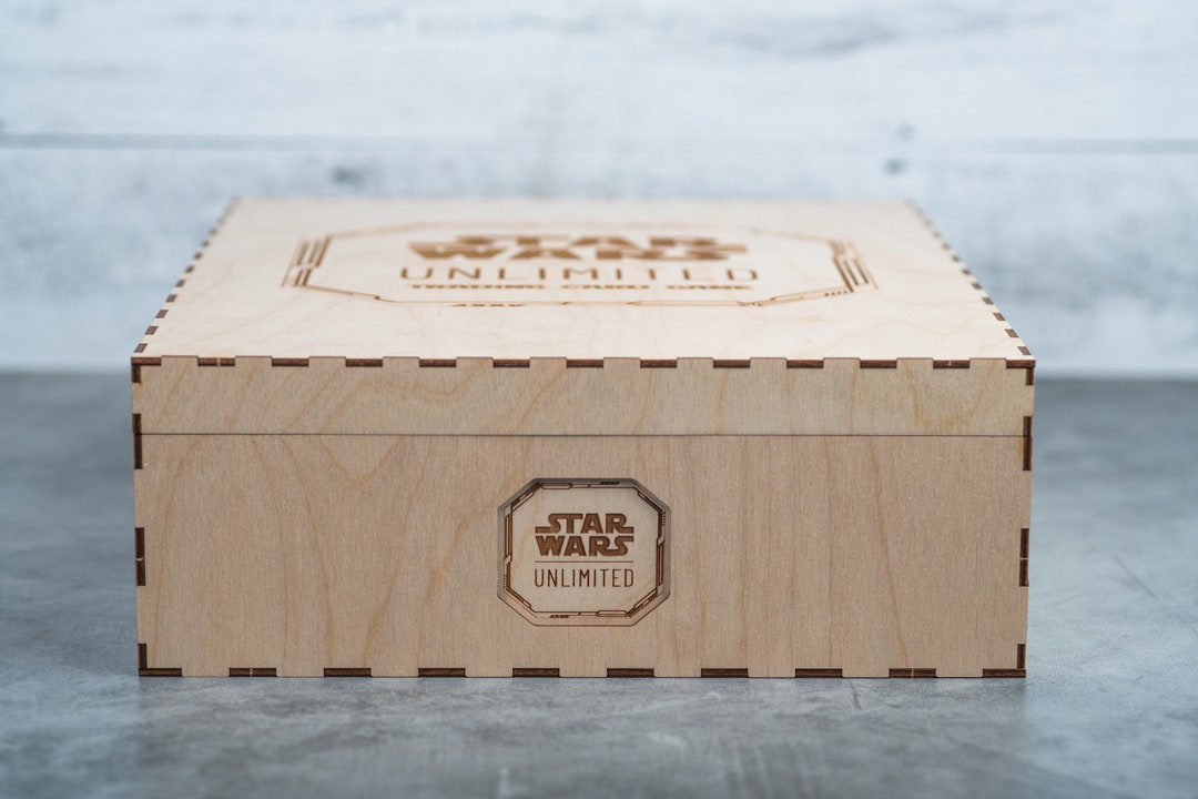 Star Wars Unlimited Large Etched Storage Box Organizer Stand Alone Fits ...