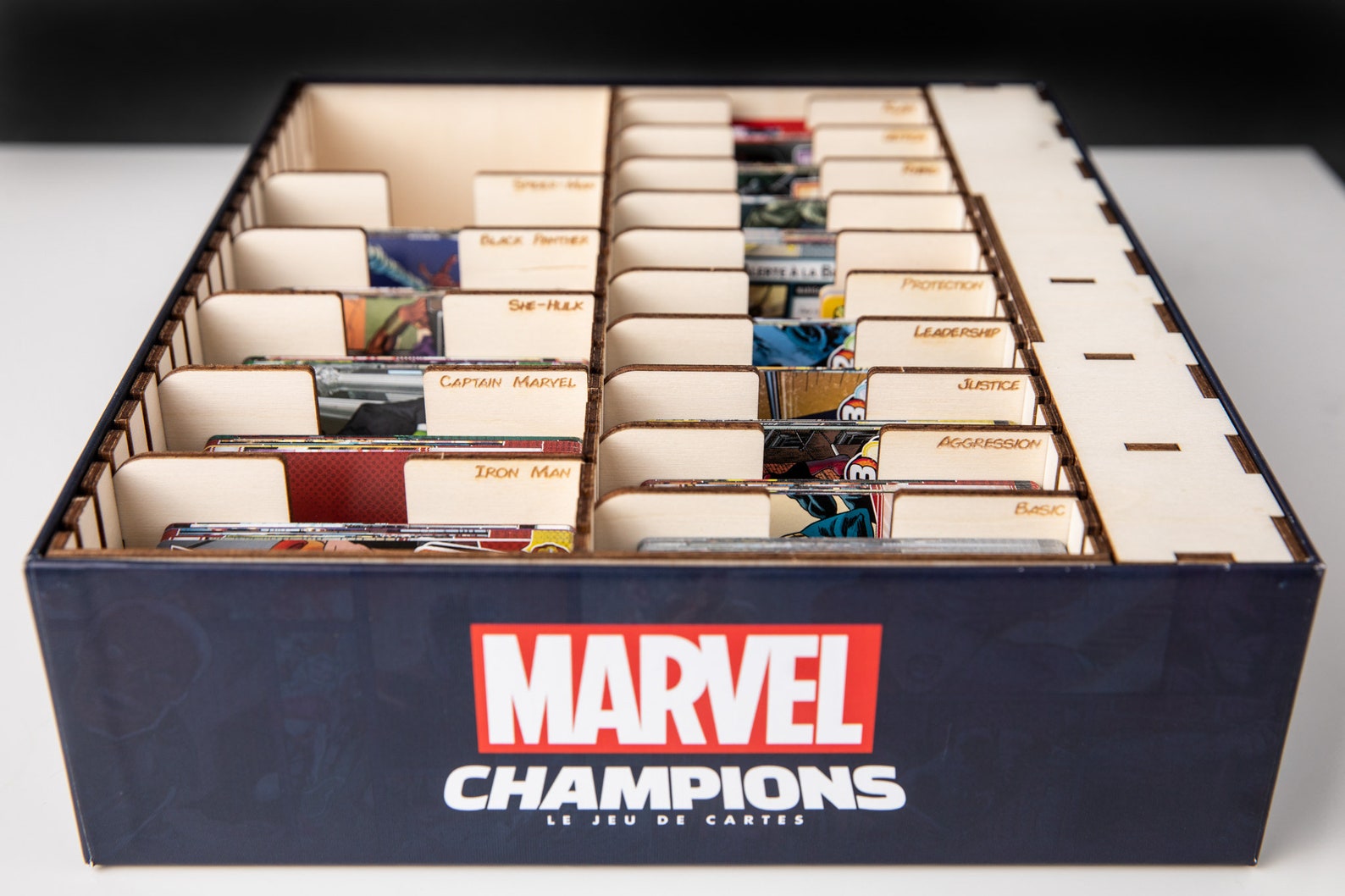 Marvel Champions LCG Game Insert Organizer | Dividers | Token Box - Etsy