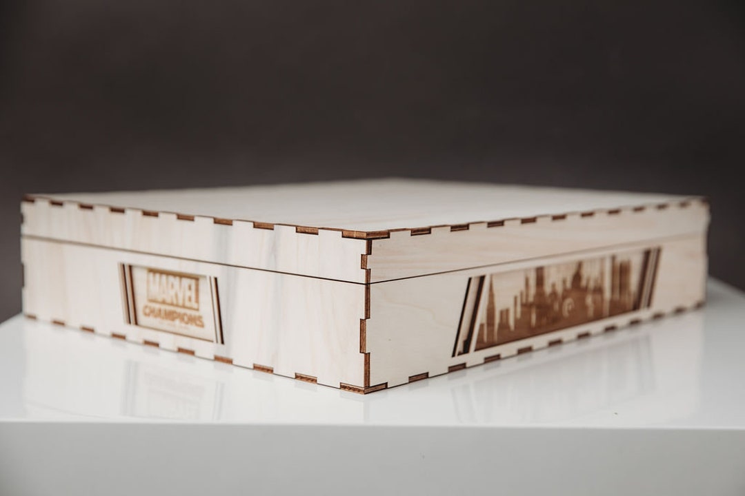 Marvel Champions LCG Etched Mass Storage Solution Organizer Stand Alone ...