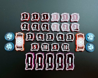 Damage Token Set double Sided Compatible With Star Wars Unlimited TCG ...