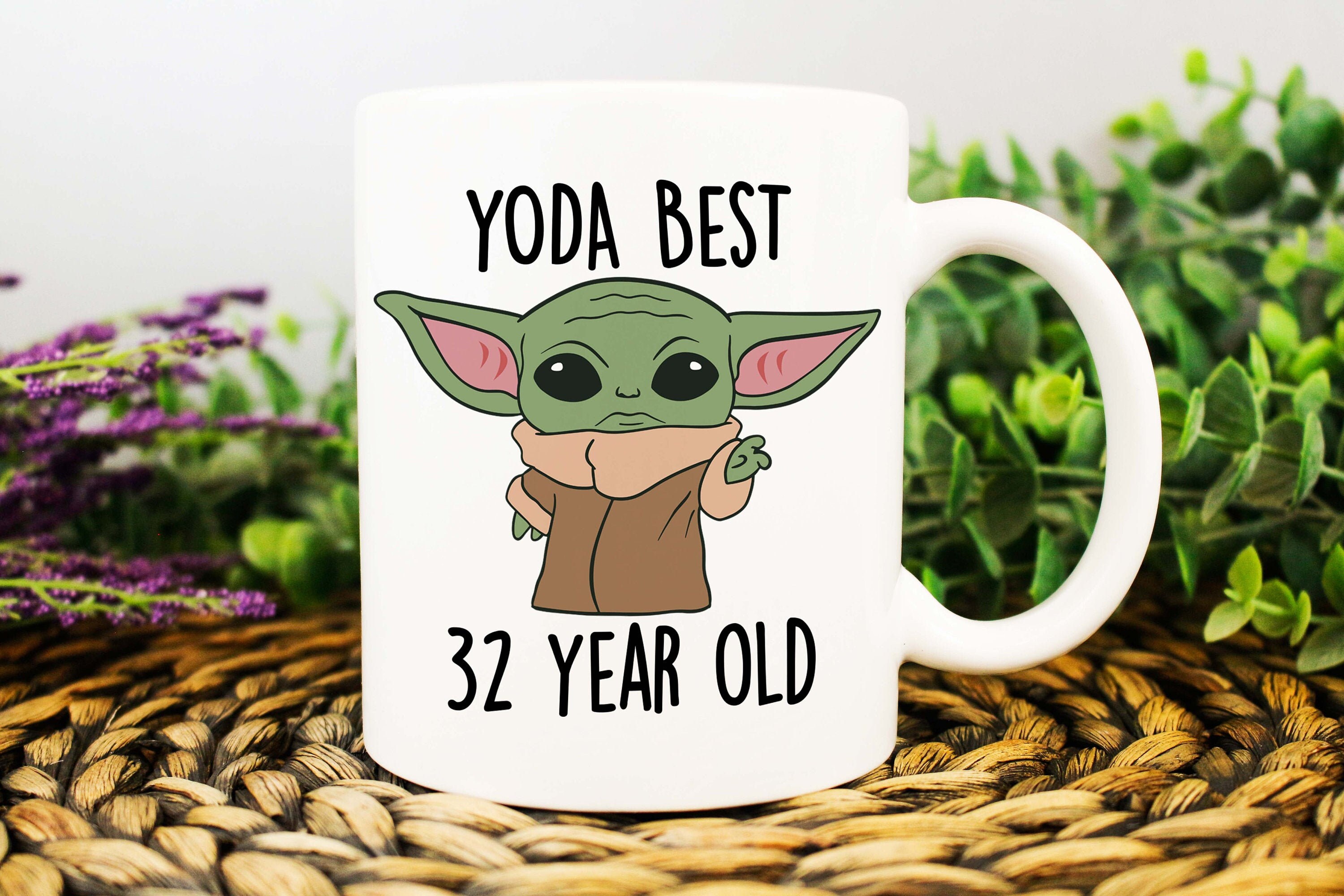 32nd Birthday Gifts Yoda Best 32 Year Old Mug 32nd Birthday Etsy 32nd Birthday Gifts Yoda Best 32 Year Old Mug 32nd Birthday Etsy