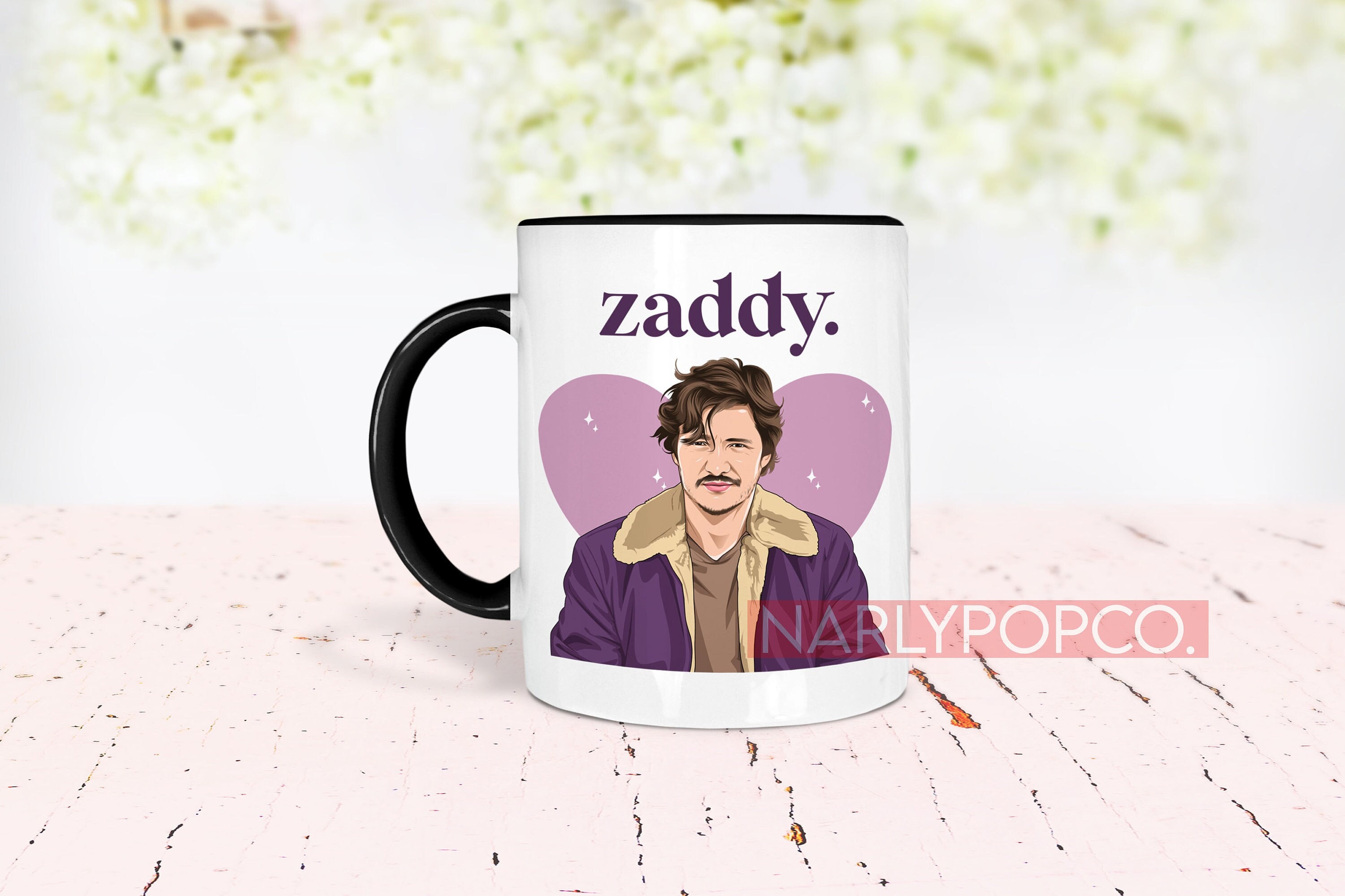 Pedro Pascal Zaddy Mug, Pedro Pascal Shirt, Vintage Oversized, Pedro ...