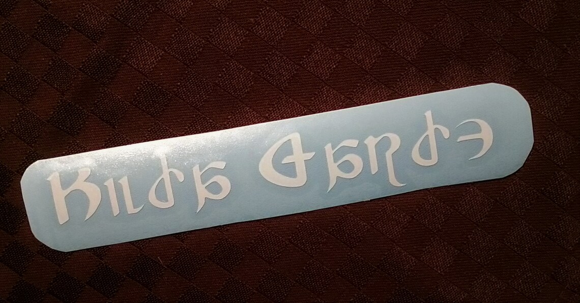 Your Name/ingame Name in Eorzean Letters From Final Fantasy XIV on a ...