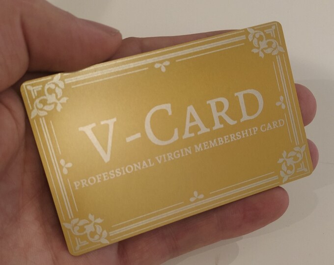 The Professional Virgin Membership Card-funny Gag Card. - Etsy