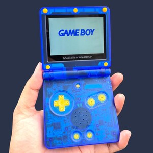 Custom Modified Handheld Gameboy Advance SP Retro Gaming Console ...