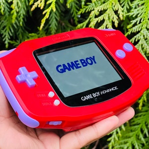 Enhance Your Gaming Experience With Custom Gameboy Advance Red Gaming ...