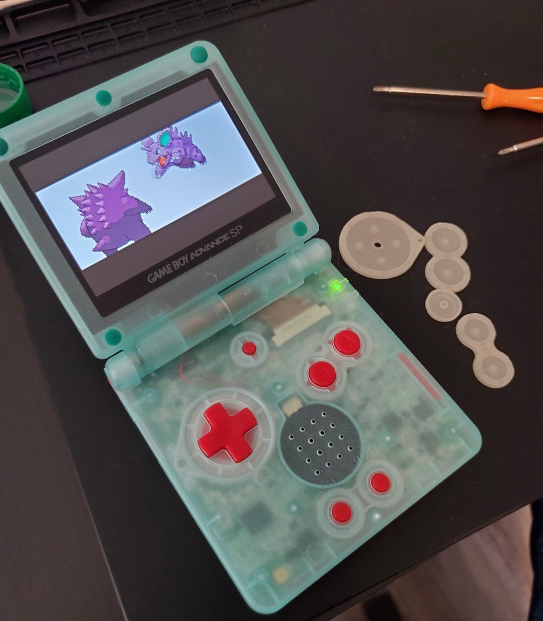 Enhanced Gameboy Advance SP: IPS V2 Backlit Screen & 10 - Etsy