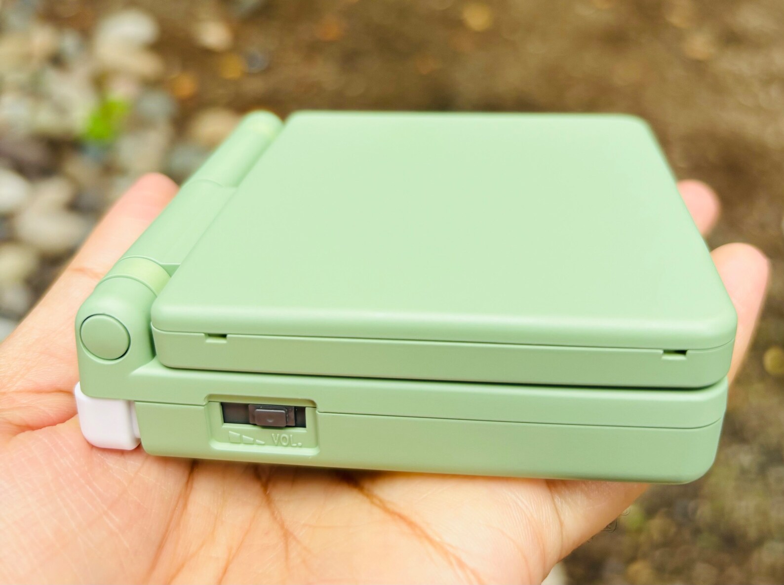 Custom Soft Touch Matcha Gameboy Advance SP Retro Handmade Console- IPS ...