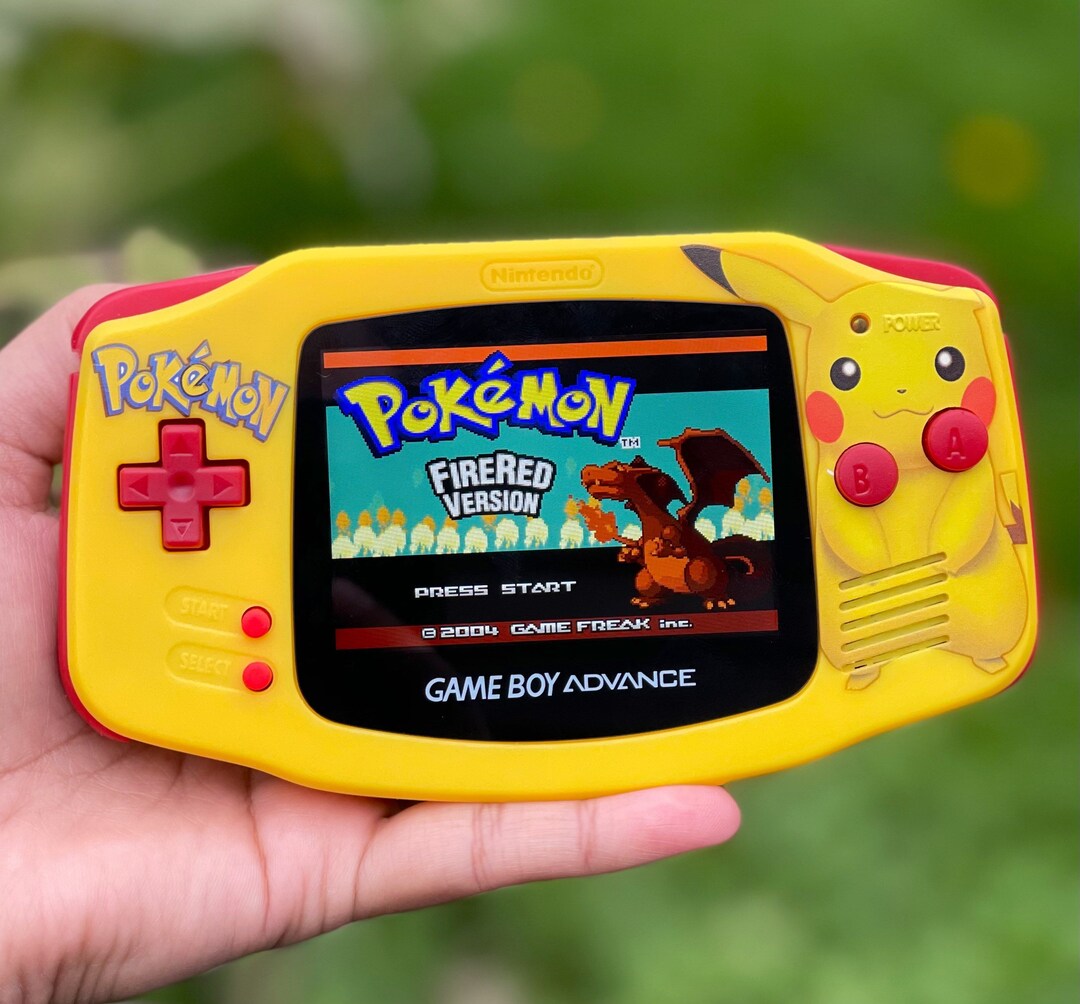 Custom Pokemon Gameboy Advance – IPS Backlit Screen, USB-C Mod - Etsy