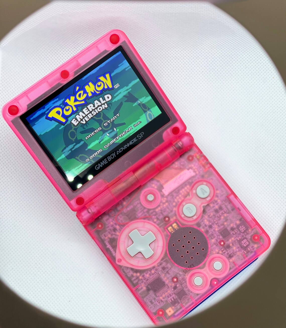 Nintendo Gameboy Advance SP Gbasp Clear Pink IPSV2 - Etsy