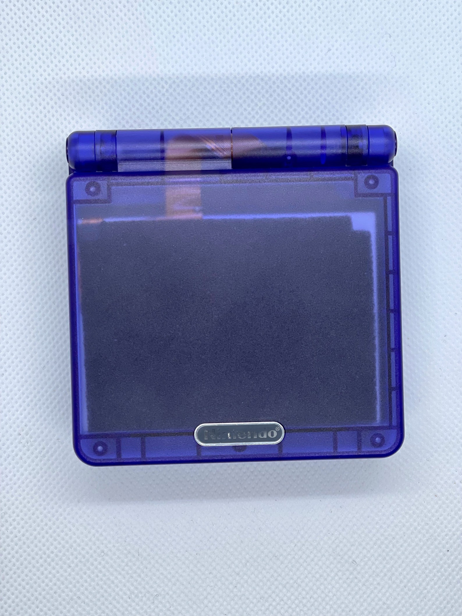 Custom Modified Handheld Gameboy Advance SP Console - Clear Purple ...