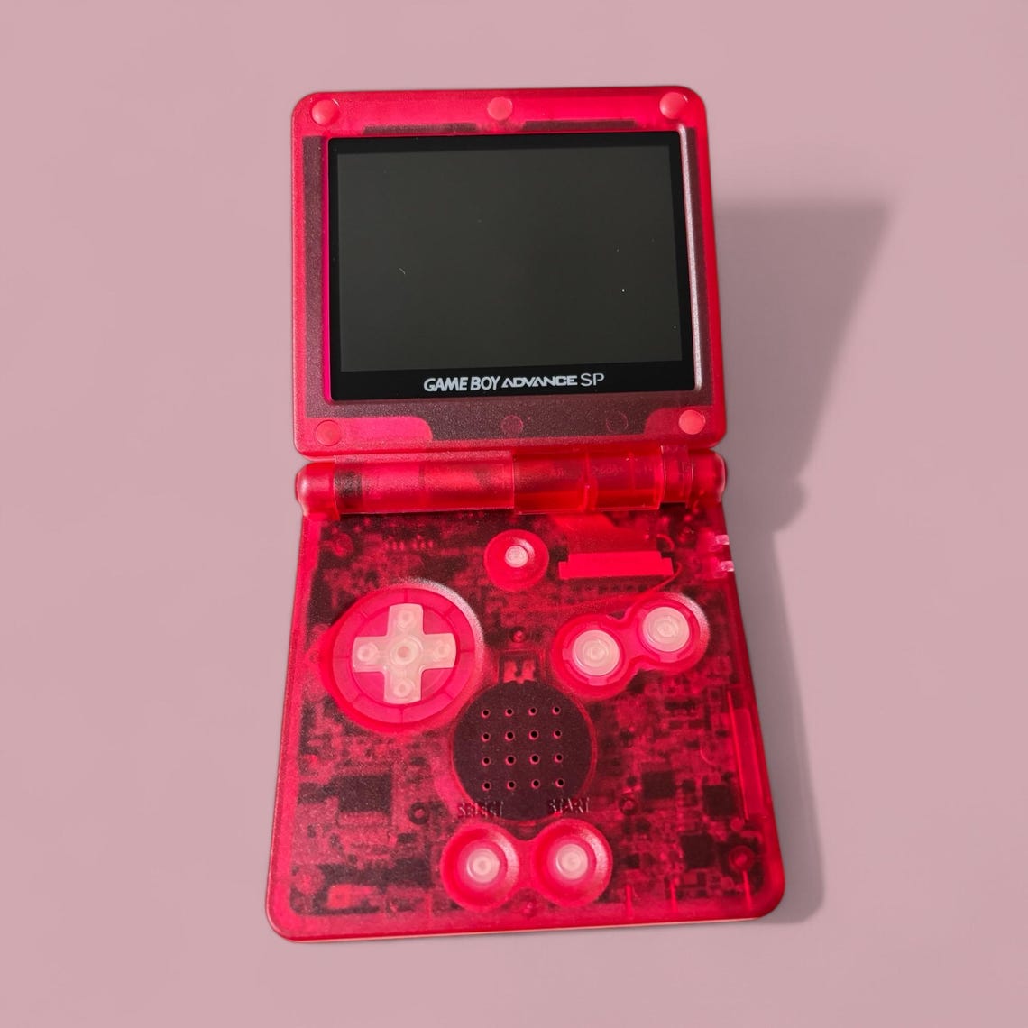 Custom Modified Gameboy Advance SP Console- Retro Handheld Transparent ...