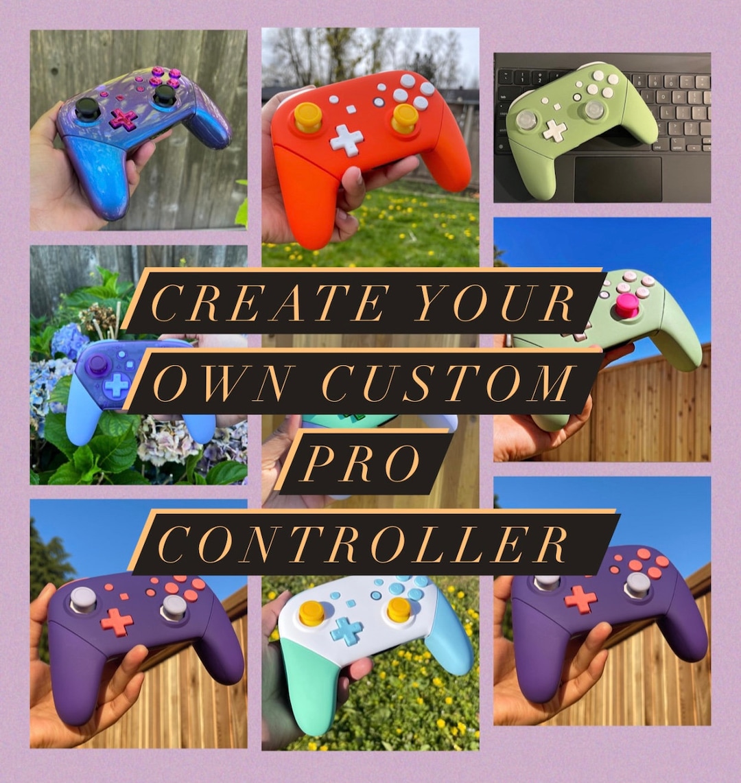 Create Nintendo Switch Pro Controller of Your Own Choice of Colors ...
