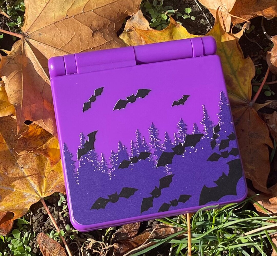 Halloween Bats- Ghoul’s Delight- Gameboy Advancesp Custom Modded ...