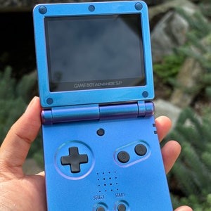 Custom Modified Gameboy Advancesp Console - Retro Handheld Chameleon ...
