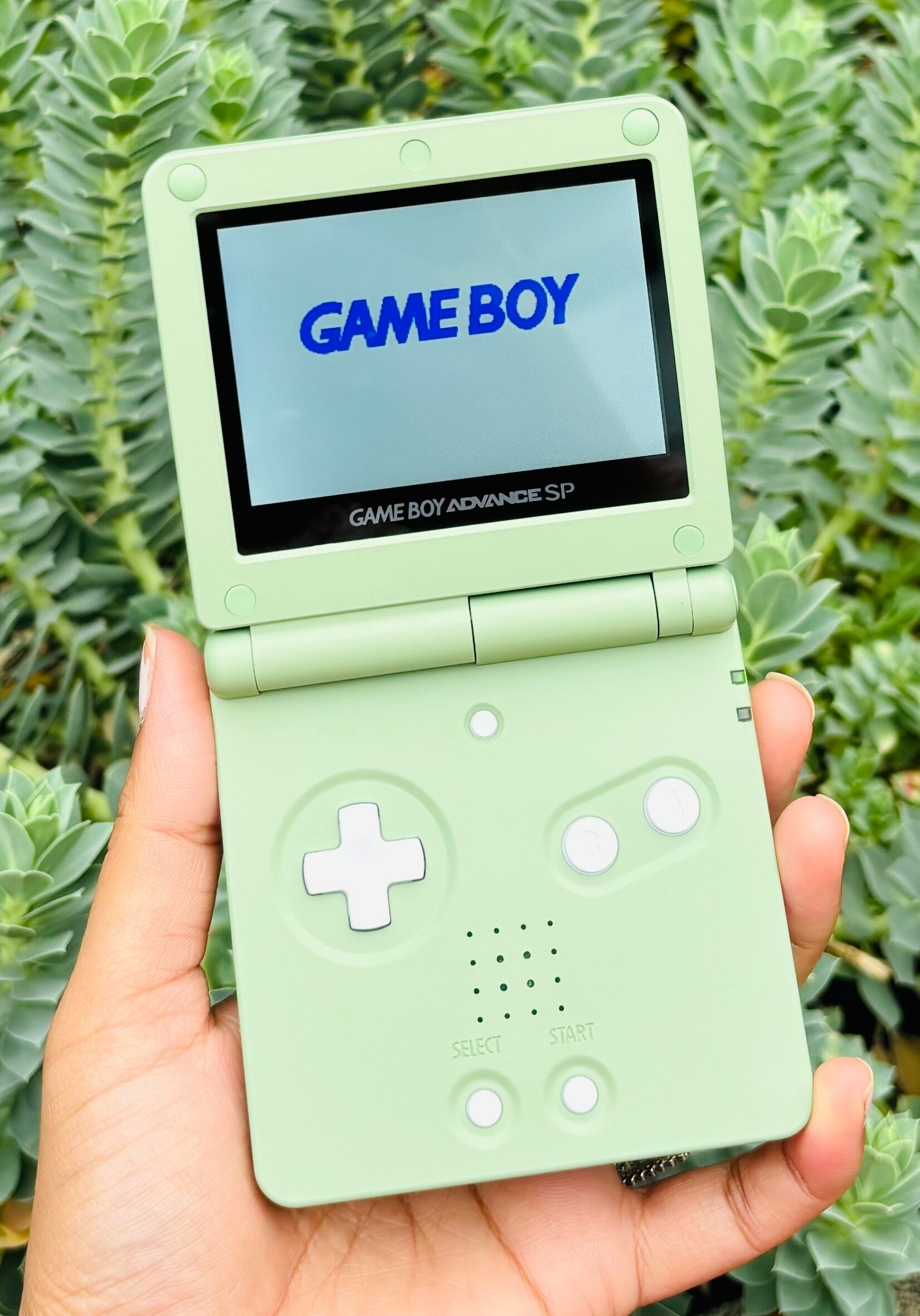 Custom Soft Touch Matcha Gameboy Advance SP Retro Handmade Console- IPS ...