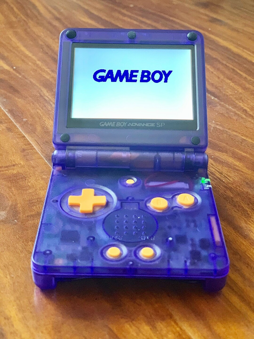 Retro Handheld Console - Clear Purple Color Nintendo Gameboy Advancesp ...