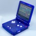 Custom Modded Nintendo Gameboy Advance SP Clear Purple Color - Etsy