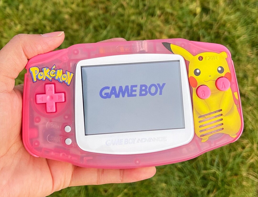 Gameboy Advance Redux: Custom Pokemon-themed Design Handheld Retro ...