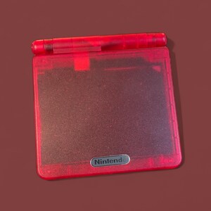 Custom Gameboy Advance SP – Clear Purple, IPS Backlit, USB-C - Etsy