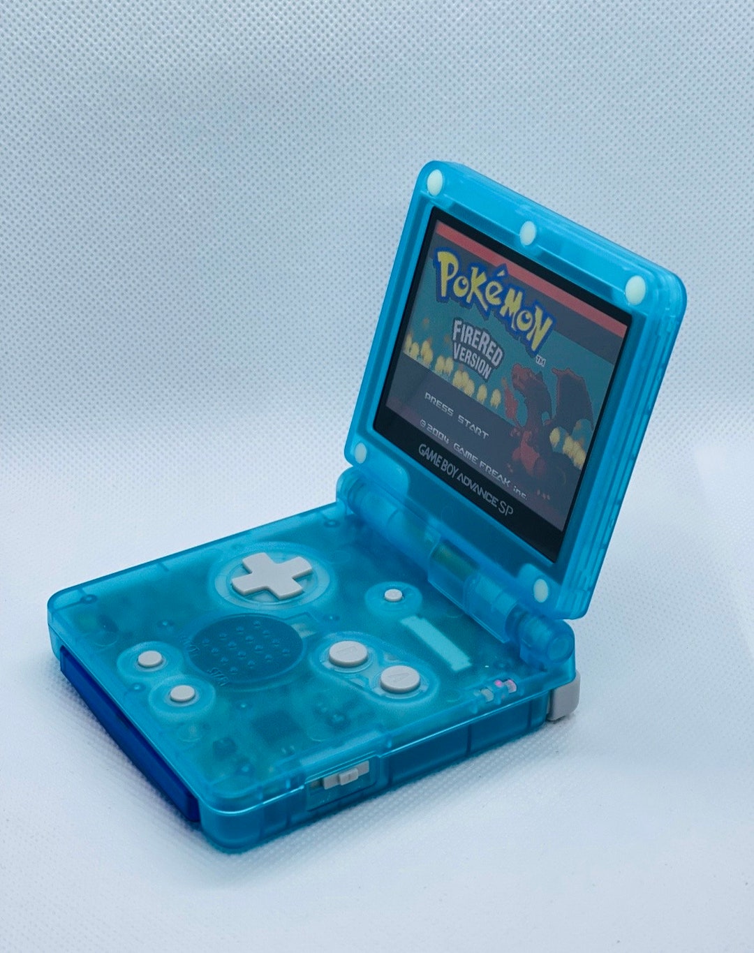 Retro Gaming Revived: Custom Modified Transparent Blue Color Gameboy ...