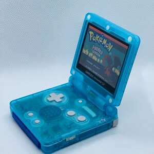 Retro Gaming Revived: Custom Modified Transparent Blue Color Gameboy ...