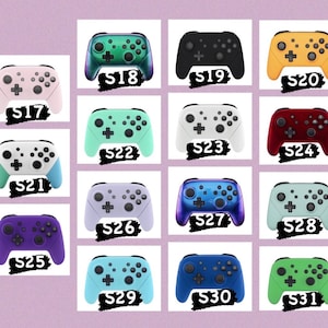 Custom Nintendo Switch Pro Controller: Pick Your Colors - Etsy
