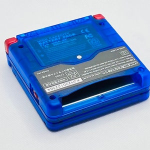 Gameboy Advance SP IPSV2 Backlit Custom Modified Clear Blue Gaming ...