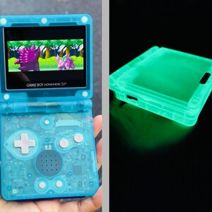 Retro Gaming Revived: Custom Modified Transparent Blue Color Gameboy ...